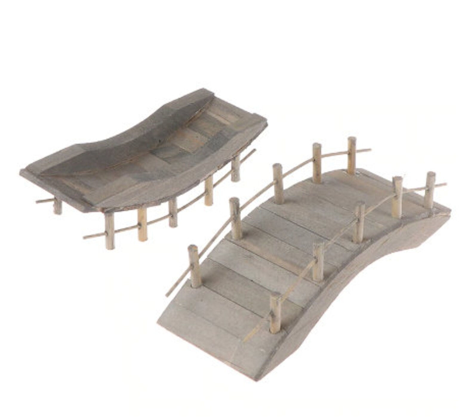 Dollhouse Garden Miniatures Bridge Mini Wooden Arch Bridge | Etsy