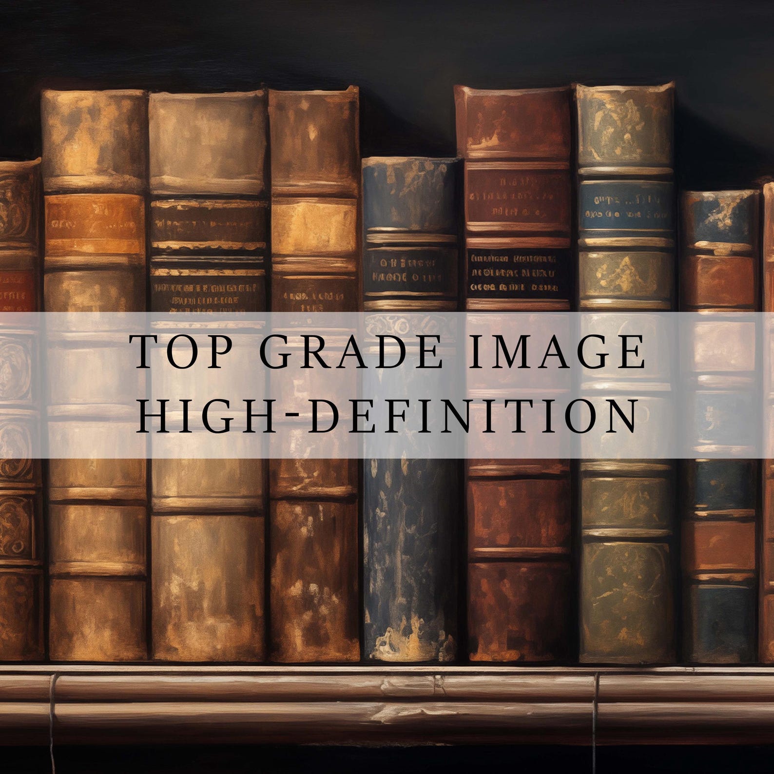 Vintage Library Books TV Art Digital Bookshelf Wall Art Samsung Frame ...