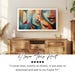 Abstract Faces Art for Samsung Frame TV: Modern Colorful Print (digital ...