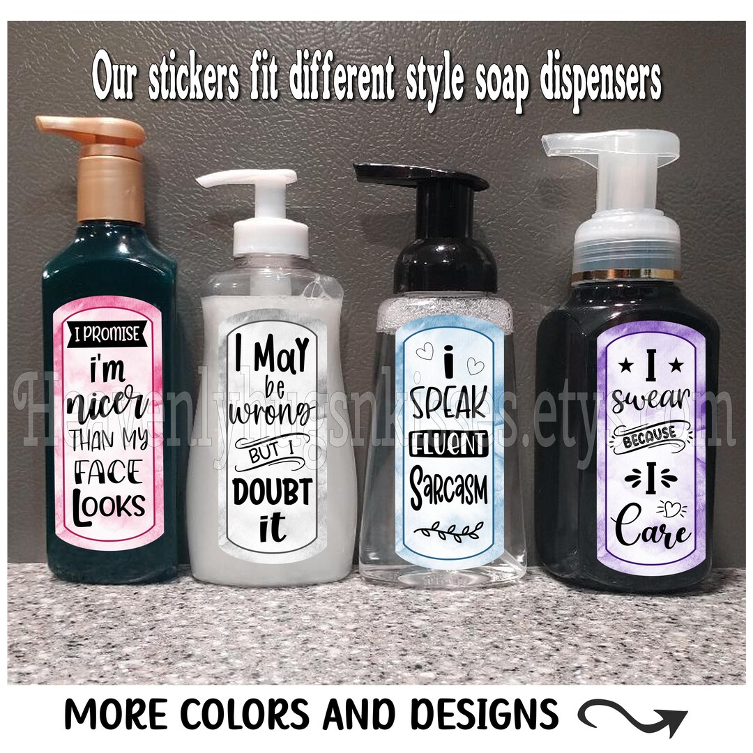 Waterproof Soap Label Im Nicer Than My Face Looks Sarcastic Soap Label ...