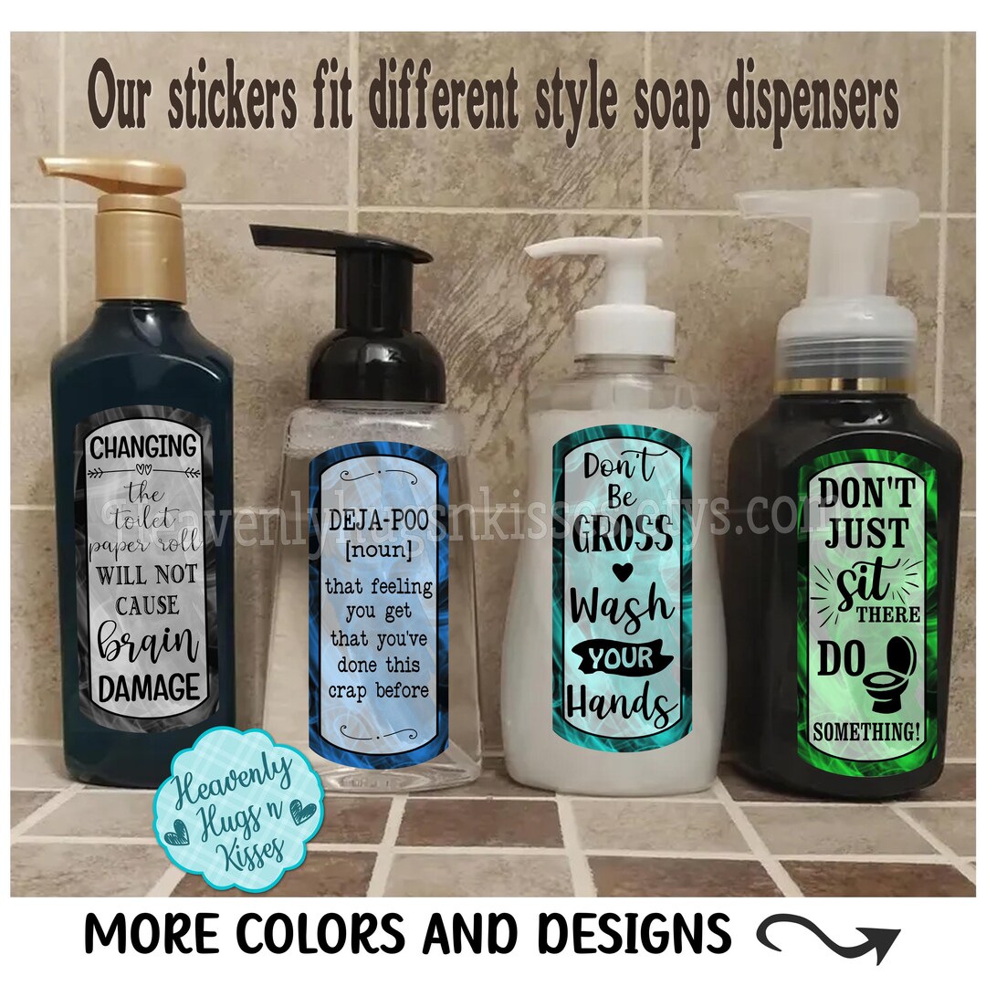 Waterproof Soap Label Don't Just Sit There Soap Sticker Funny Soap ...