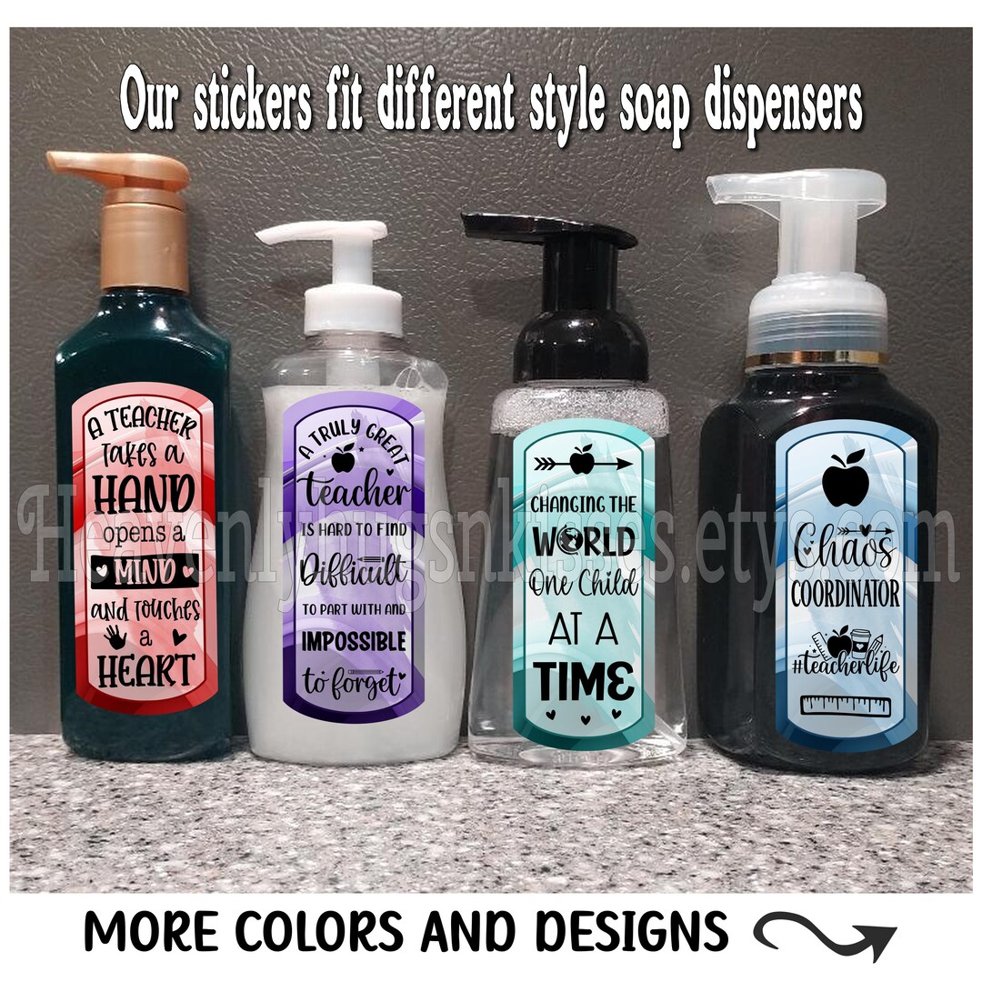 Waterproof Soap Labels A Truly Great Teacher Sticker Teacher ...