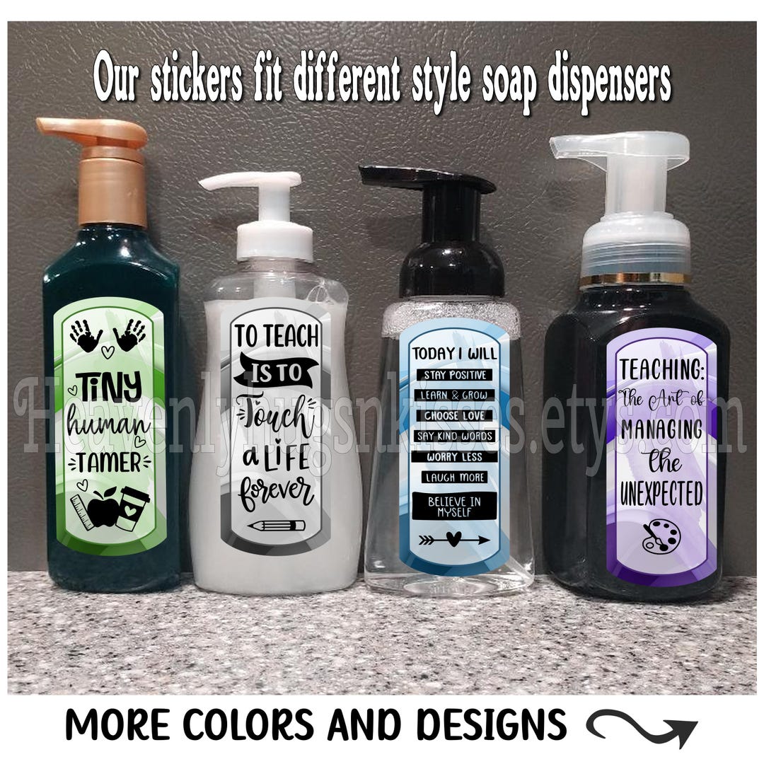 Waterproof Soap Labels to Teach to Touch a Life Sticker Teacher ...