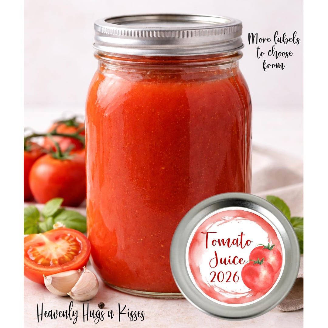 Personalized Canning Labels, Mason Jar Stickers, Tomato Labels - Etsy