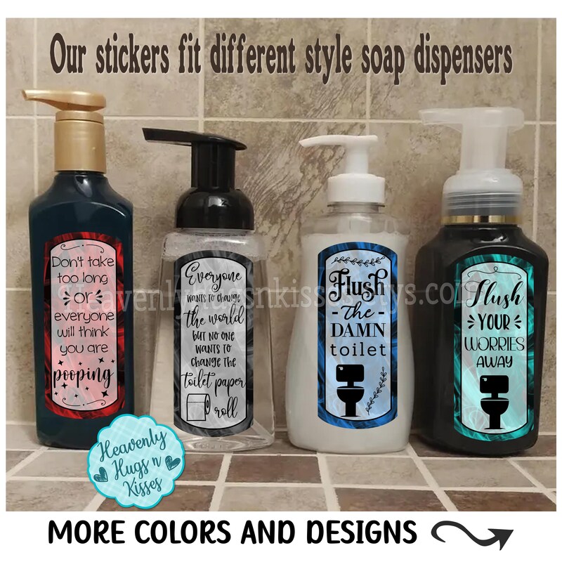 Soap Dispenser Label - Etsy