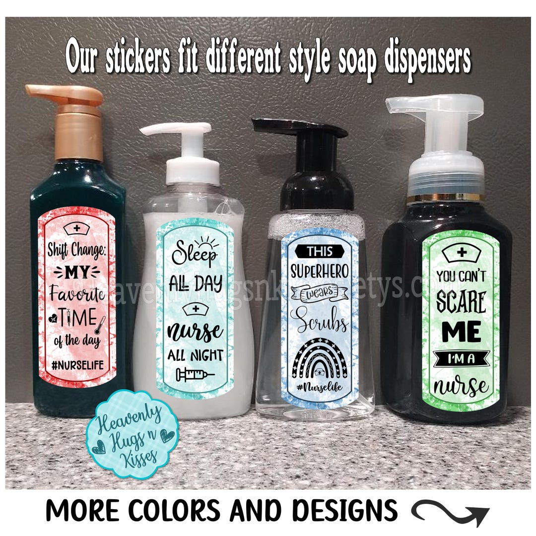 Waterproof Soap Labels Shift Change Favorite Time Soap Label Nurse Hand ...