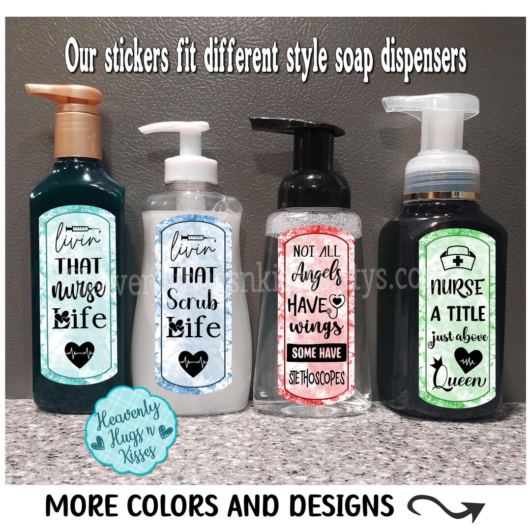 Waterproof Soap Label Livin' That Nurse Life Nurse Soap Label Nurse ...