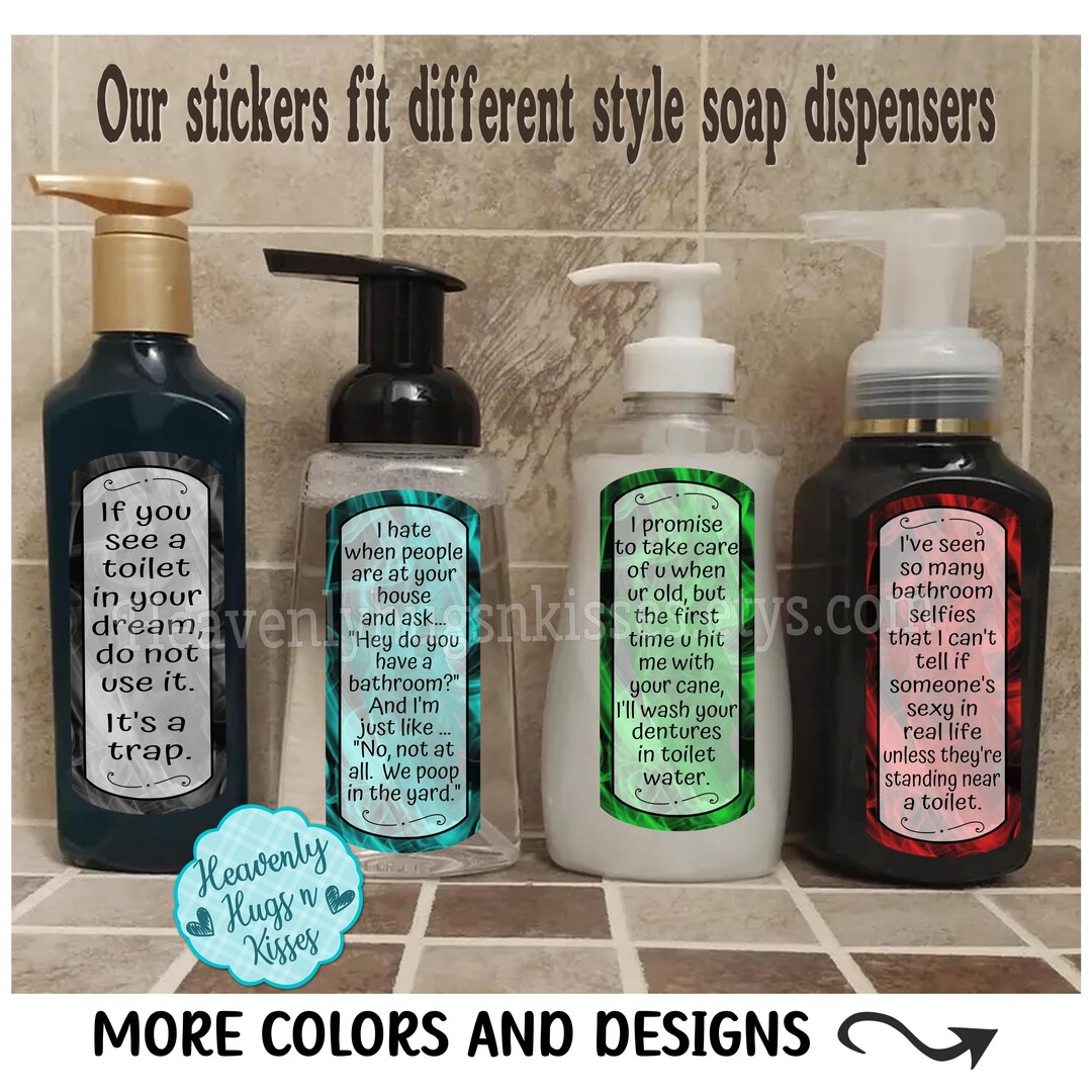 Waterproof Soap Label I Promise to Take Care of You When Old Sticker ...