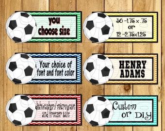Soccer School Labels | Etsy