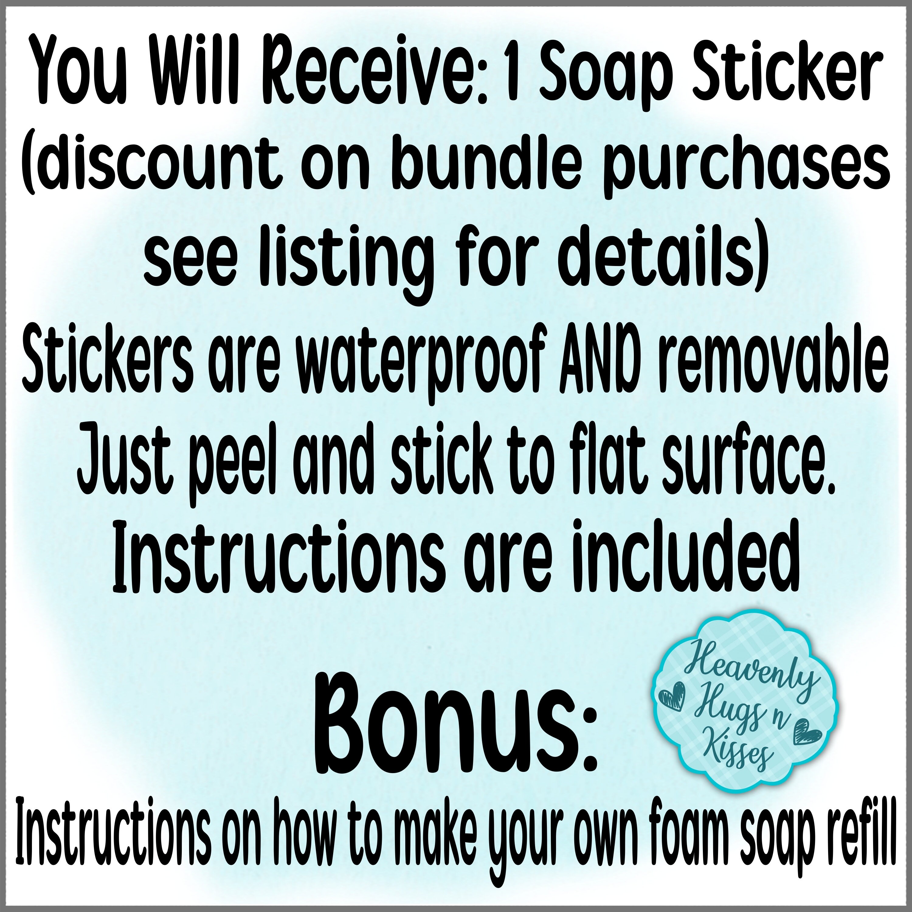 Inspirational Soap Labels Motivational Hand Soap Decals Foam Hand Soap ...