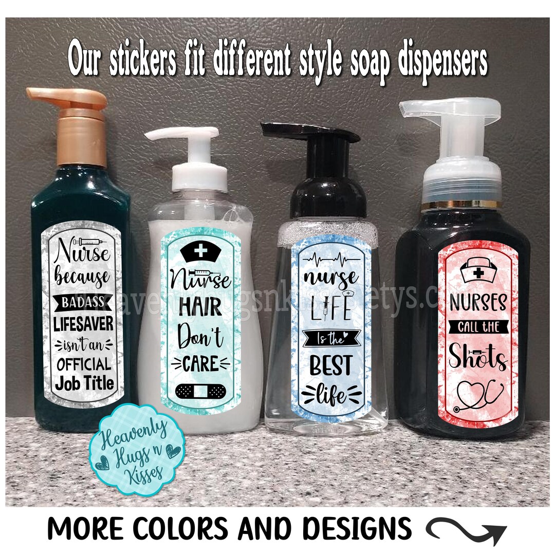 Waterproof Soap Labels Nurses Call the Shots Nurse Soap Label Nurse ...
