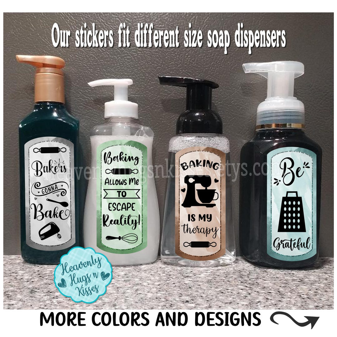 Waterproof Soap Labels Be Gratefuel Soap Label Foaming Hand Soap ...