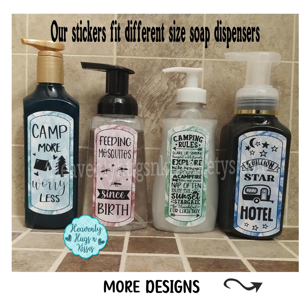 Waterproof Soap Labels 5 Billion Star Hotel Soap Decals Hand Soap ...