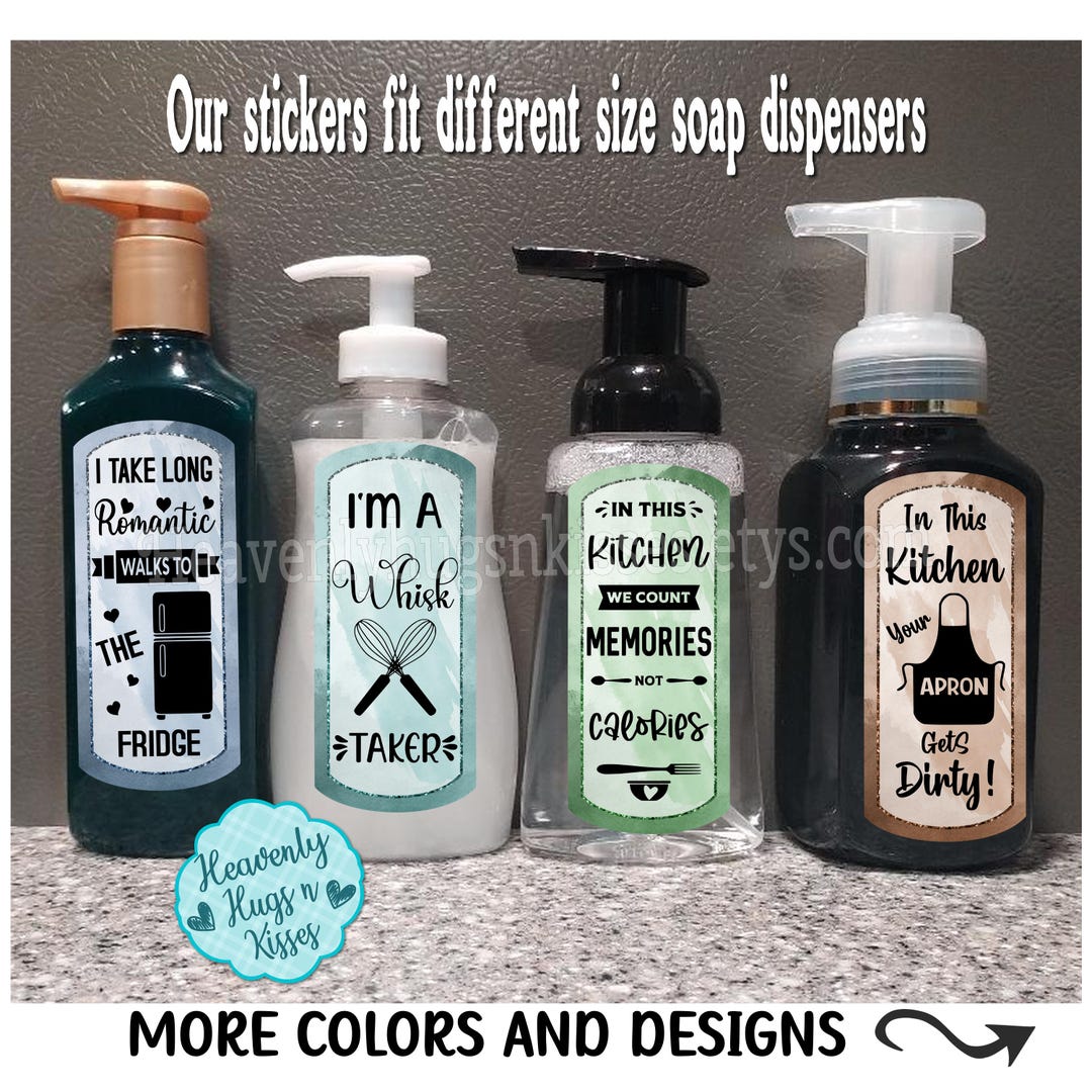 Waterproof Soap Labels in This Kitchen Your Apron Gets Dirty Soap Label ...