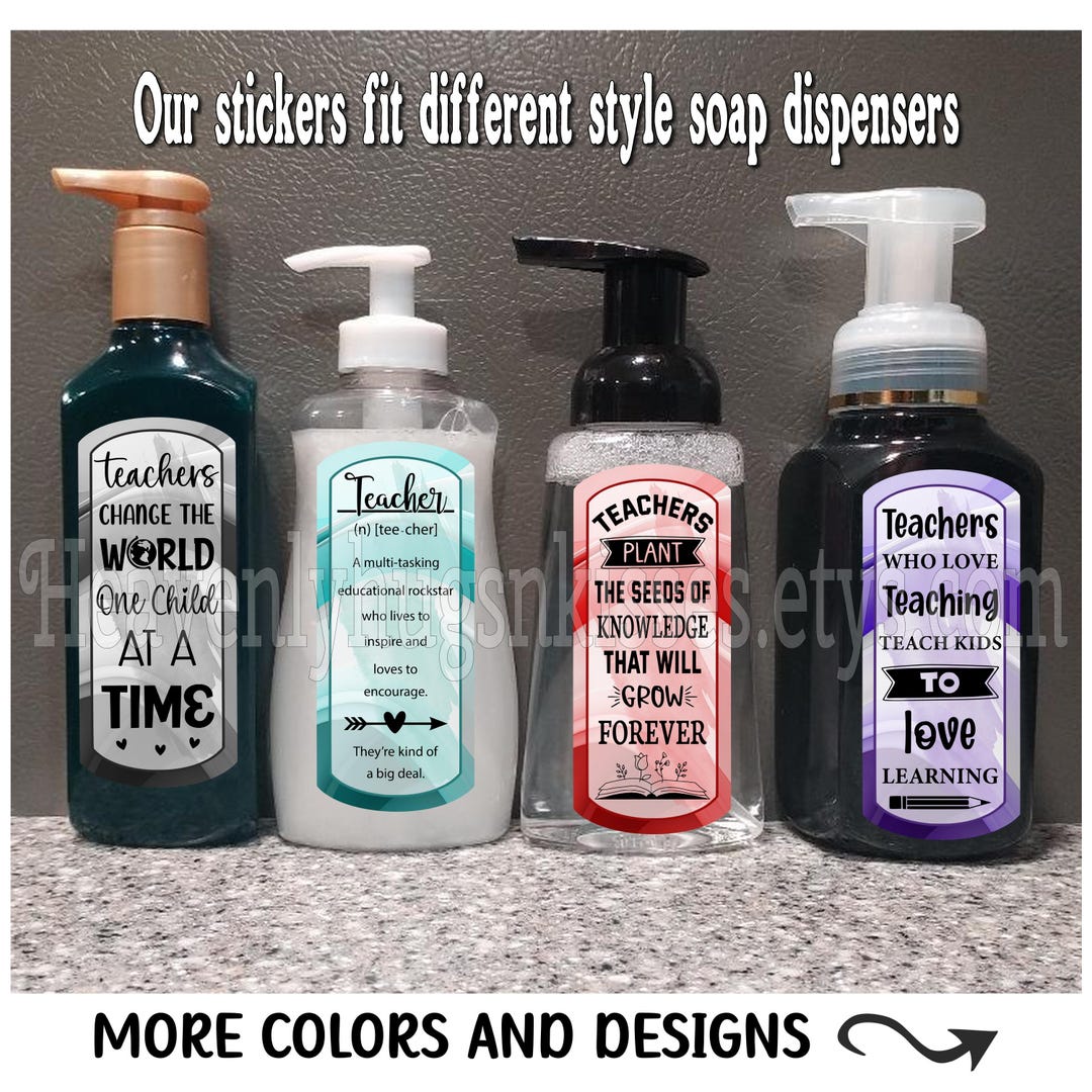 Waterproof Soap Labels Teacher Definition Sticker Teacher Appreciation ...