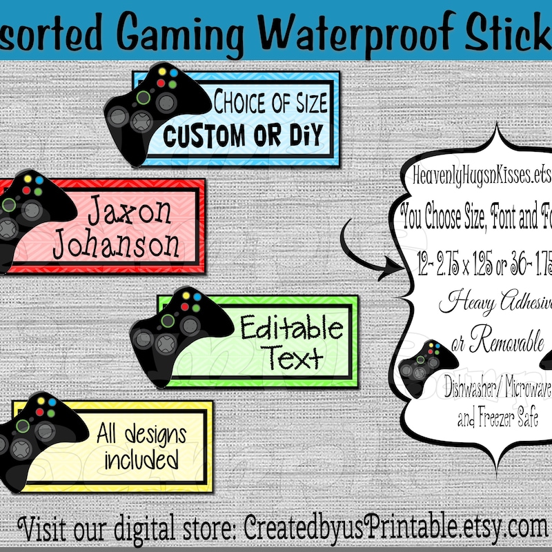 Video Game Decals - Etsy