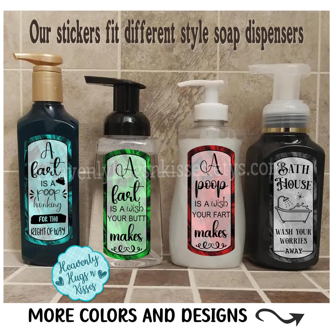 Waterproof Soap Labels Bath House Wash Your Worries Bathroom Soap ...