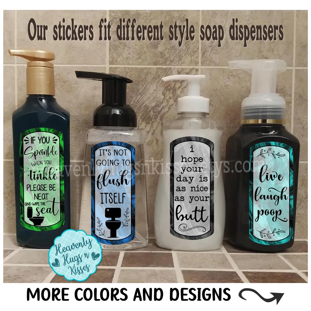 Waterproof Soap Label It's Not Going to Flush Itself Soap Sticker Soap ...