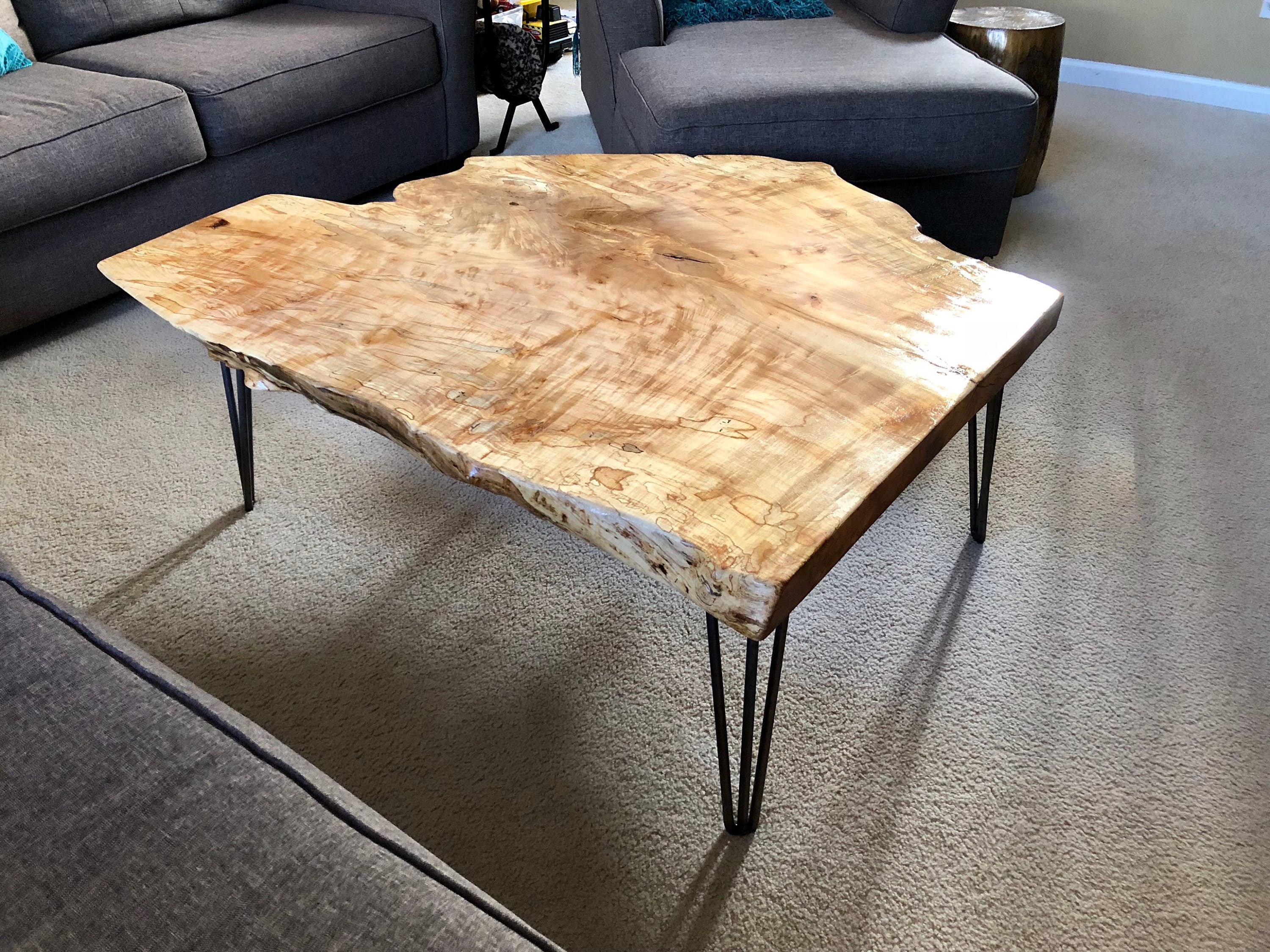 Live Edge Coffee Table - Etsy