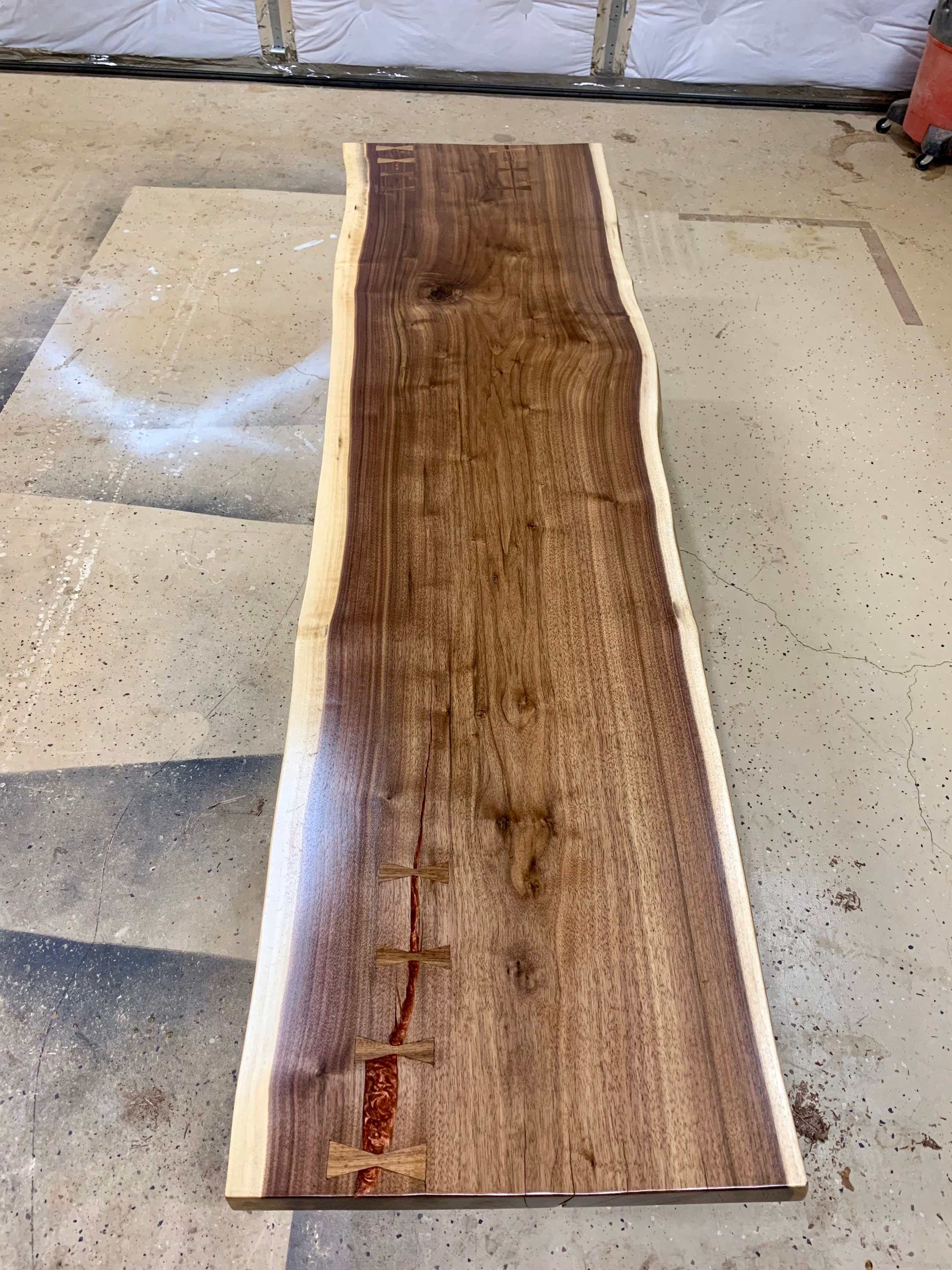 Walnut Live Edge Bench - Etsy