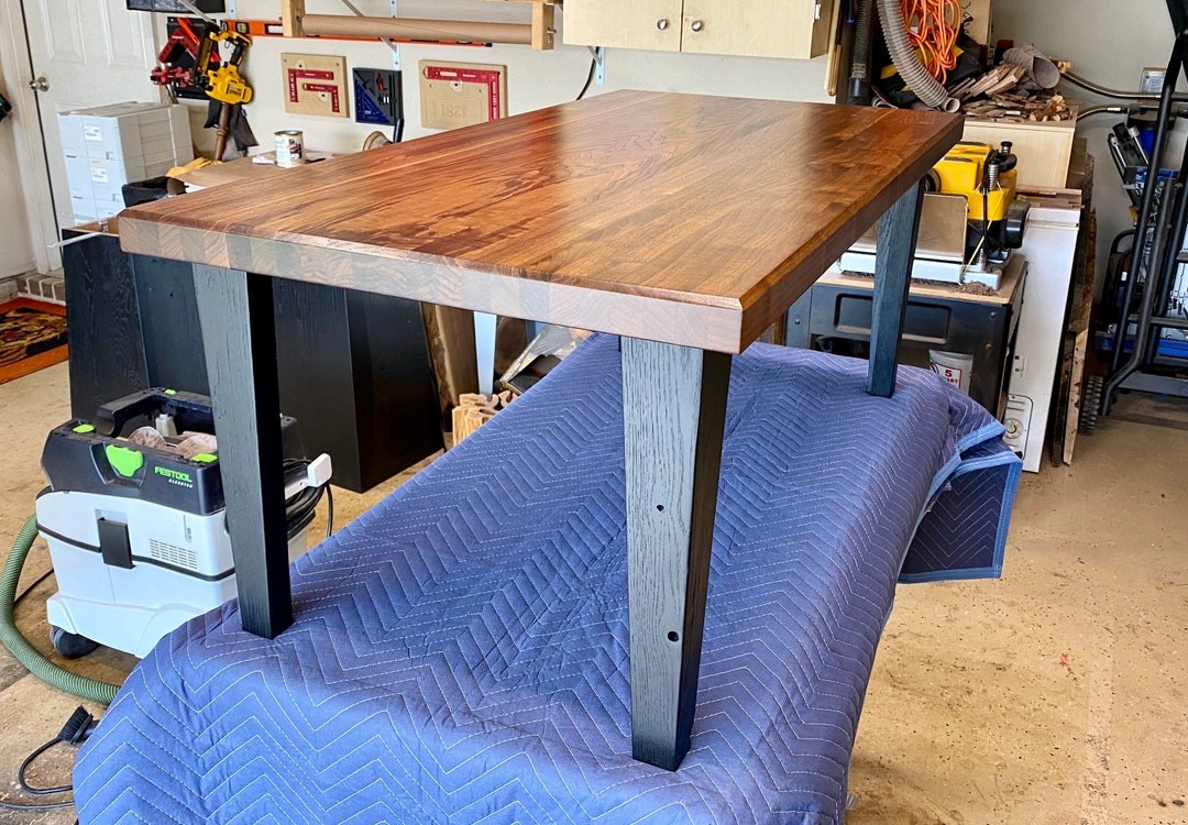 Walnut Butcher Block Coffee Table - Etsy