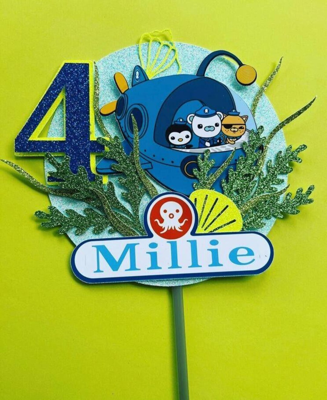 Octonauts Personalised Cake Topper - Etsy UK