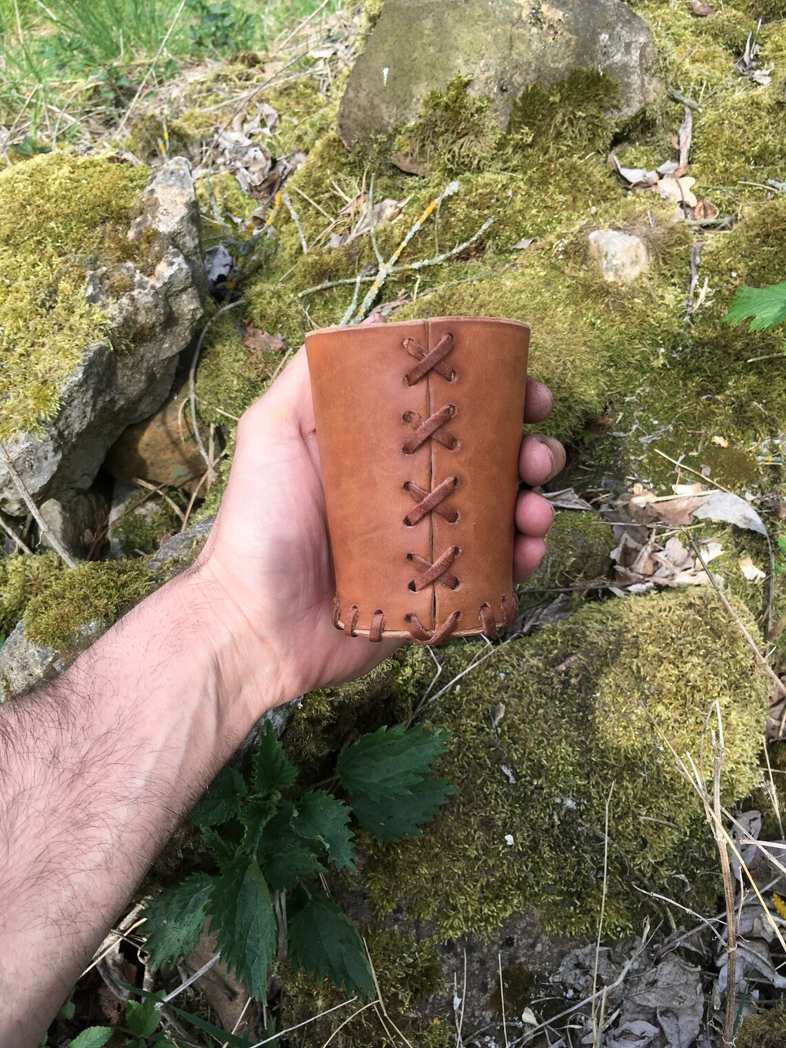 Handmade Leather Cup Crucible History Fantasy Pagan - Etsy