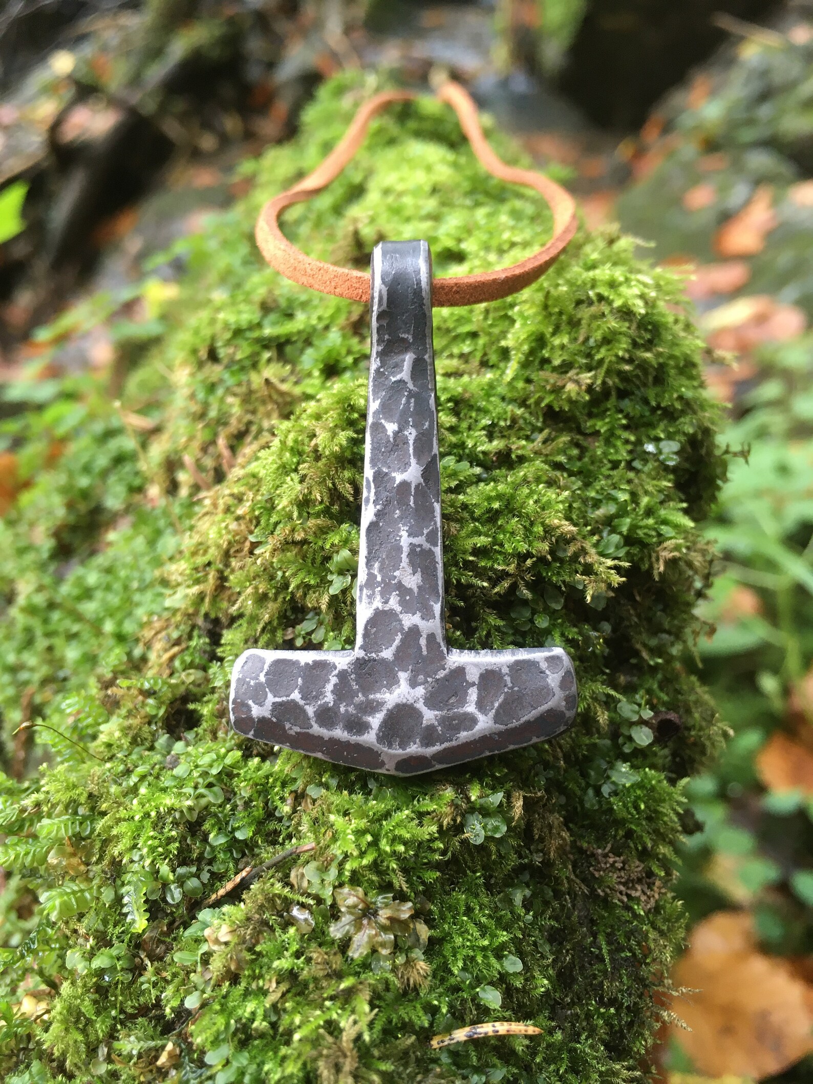 Thor Hammer Handmade Forged Pendant Mjolnir Norse Mythology - Etsy