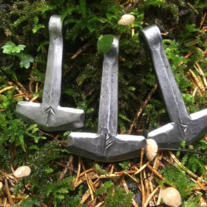 Handmade Forged Blacksmith Viking Norse Thor Hammer - Etsy