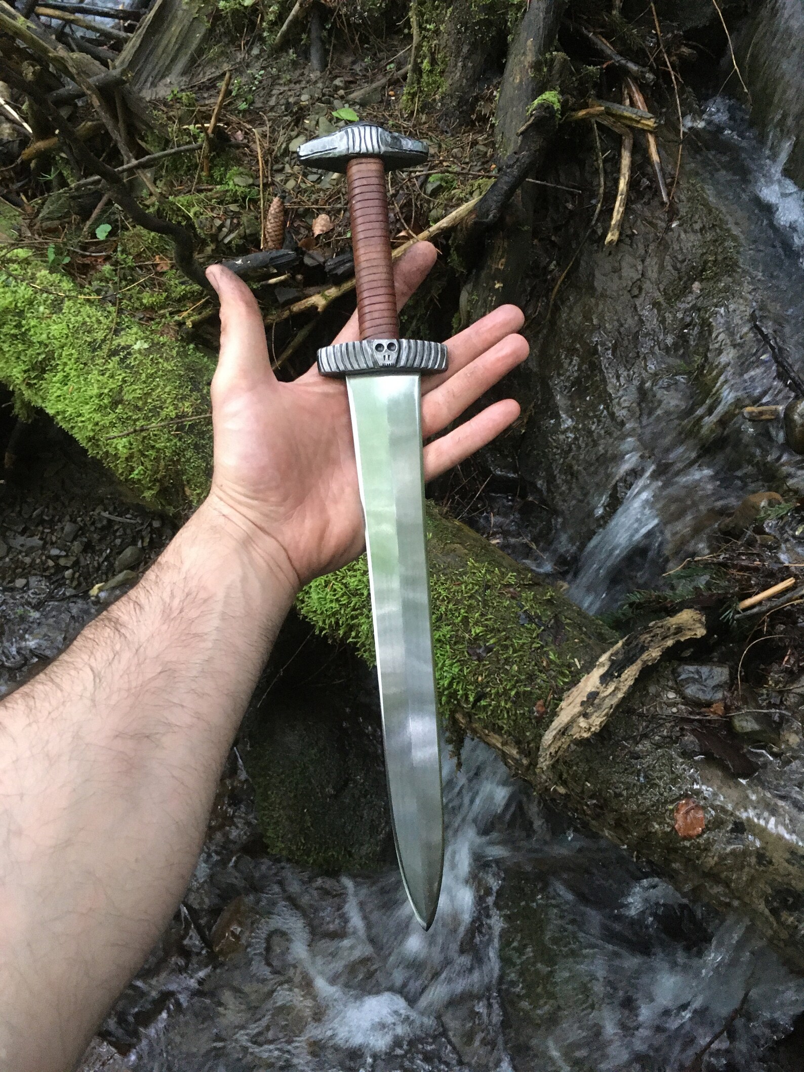 Handmade steel forge fantasy dagger Blacksmith iron blade | Etsy