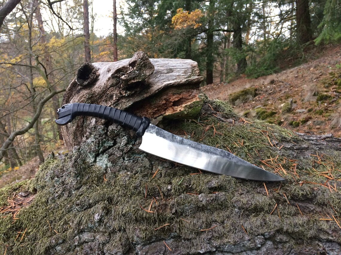 Orc Knife, Blacksmith Handmede Forge, High Carbon Steel, Fantasy - Etsy