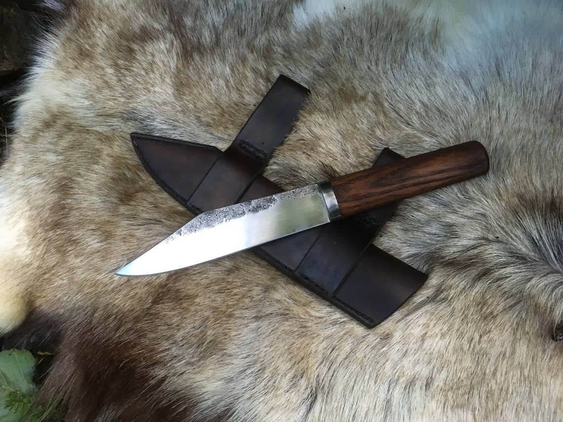 Viking Anglo-saxon Knive Handmade Forge Blacksmith Steel - Etsy