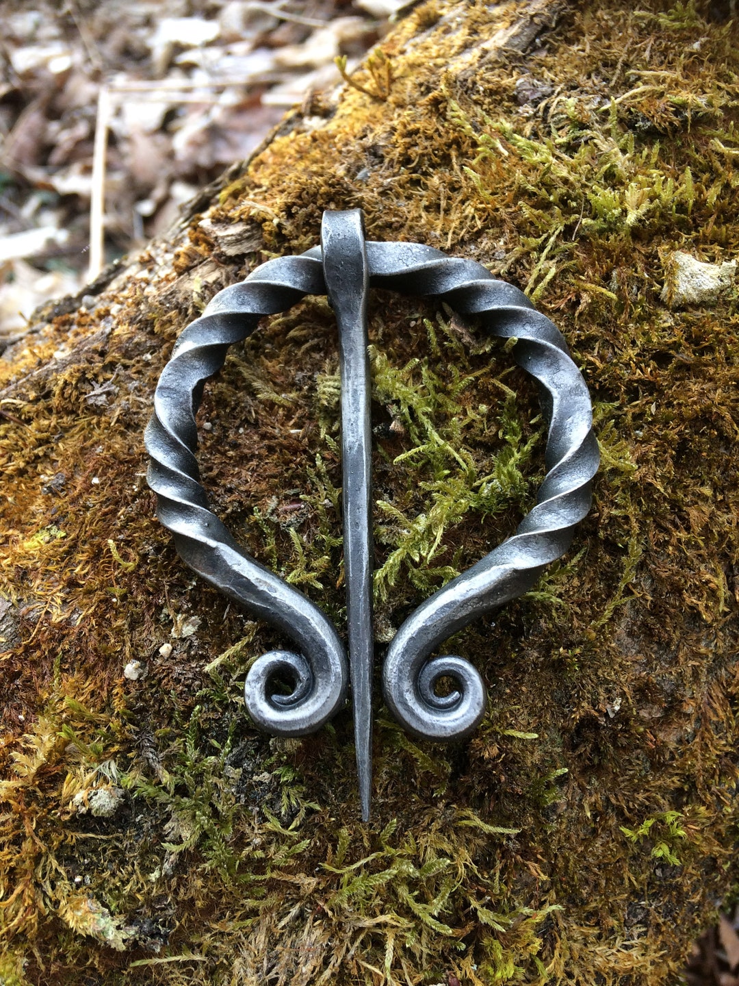 Handmade, Blacksmith, Forged, Steel, Iron, Brooch, Fibula, Medieval ...