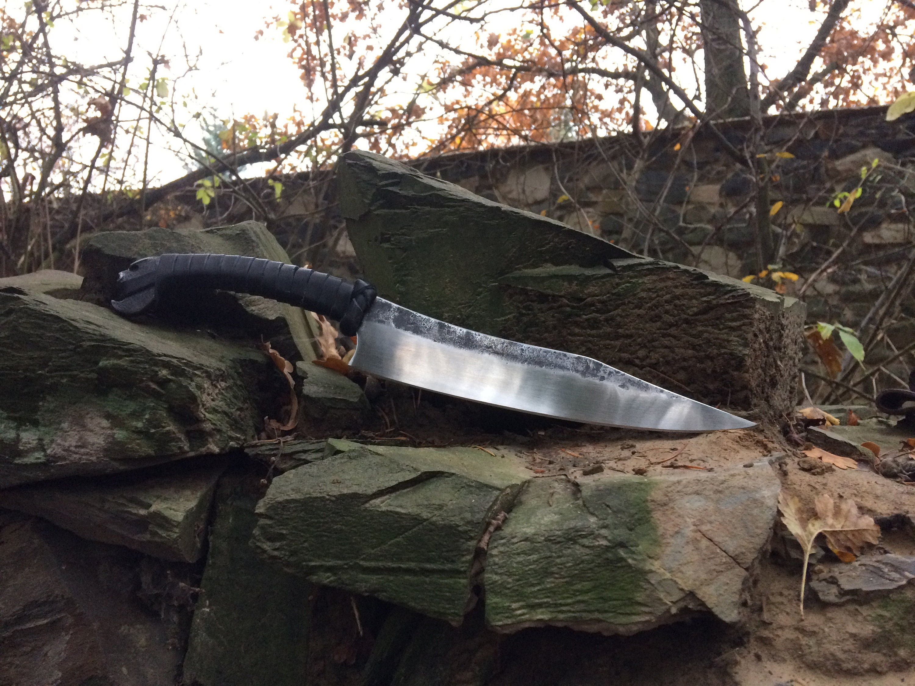 Orc Knife, Blacksmith Handmede Forge, High Carbon Steel, Fantasy - Etsy