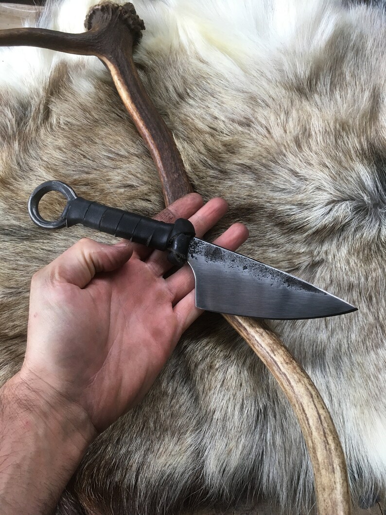 Celtic Knife Handmade Forged Blacksmith Gaul Iron Steel - Etsy