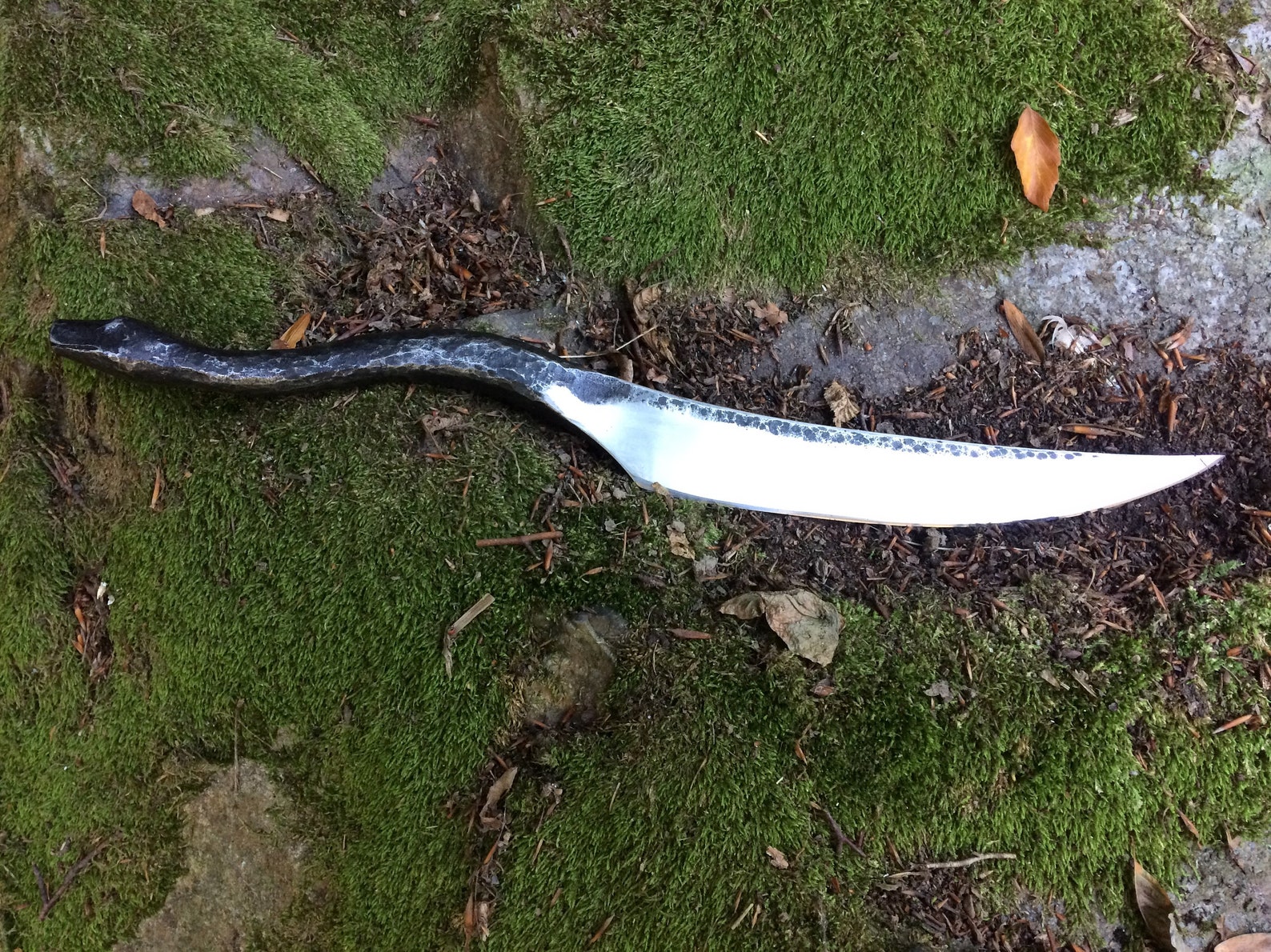 Snake knife Ancient Symbol Sculpture High carbon steel | Etsy