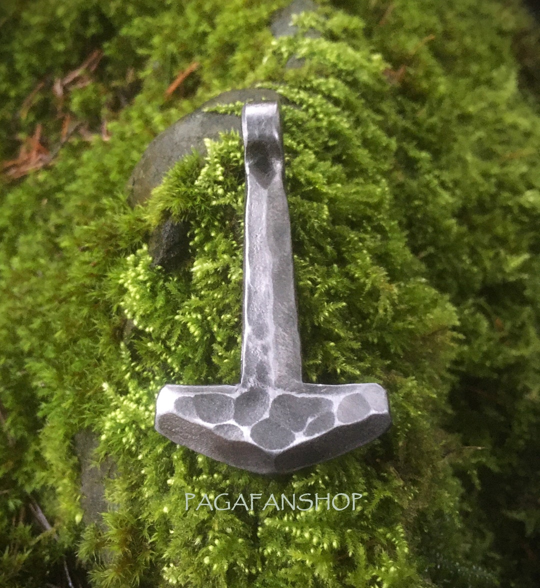 Handmade, Forged, Blacksmith, Viking, Norse, Thor Hammer, Mjollnir ...