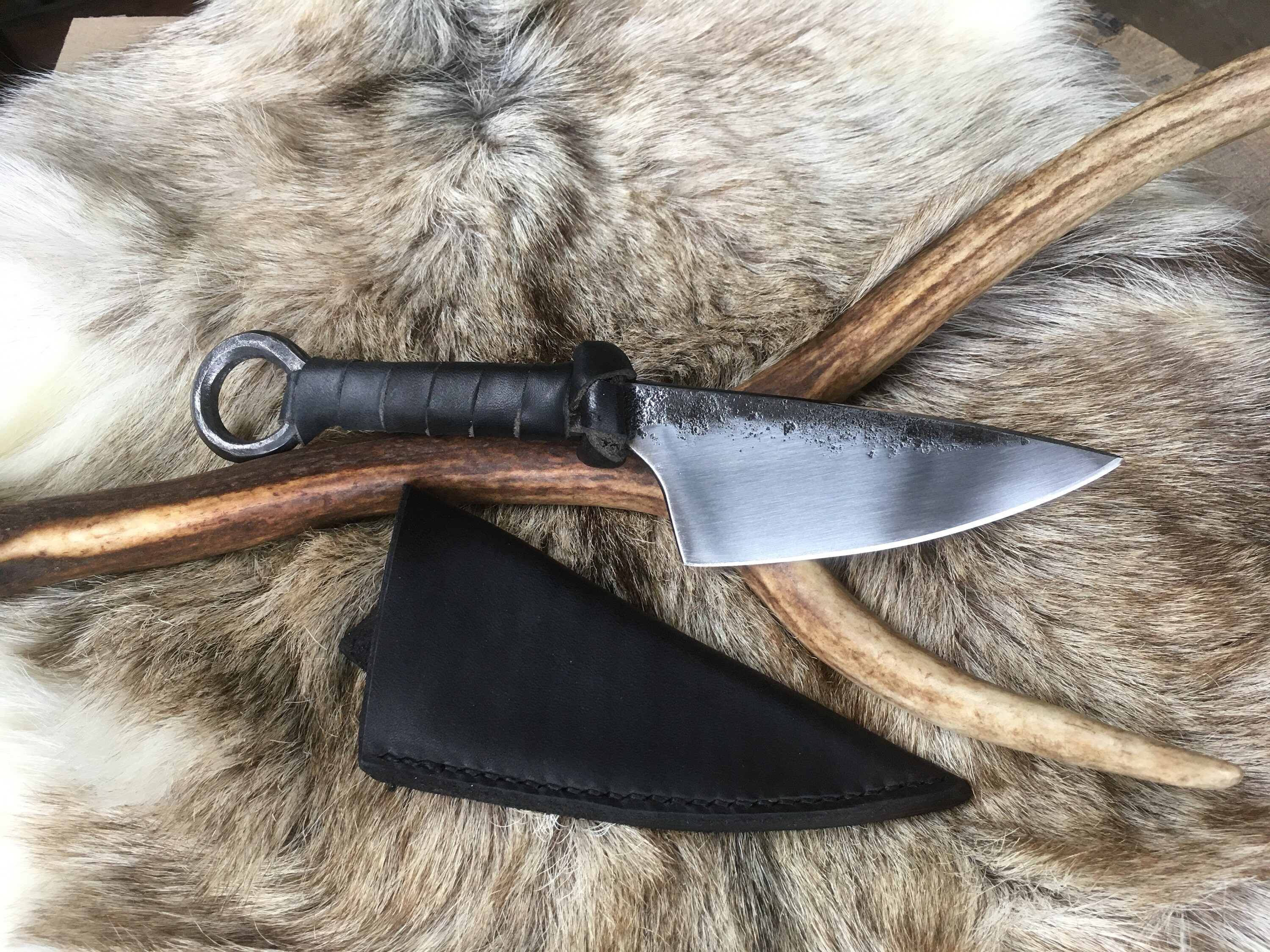 Celtic Knife Handmade Forged Blacksmith Gaul Iron Steel - Etsy