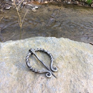Handmade, Blacksmith, Forged, Steel, Iron, Brooch, Fibula, Medieval ...