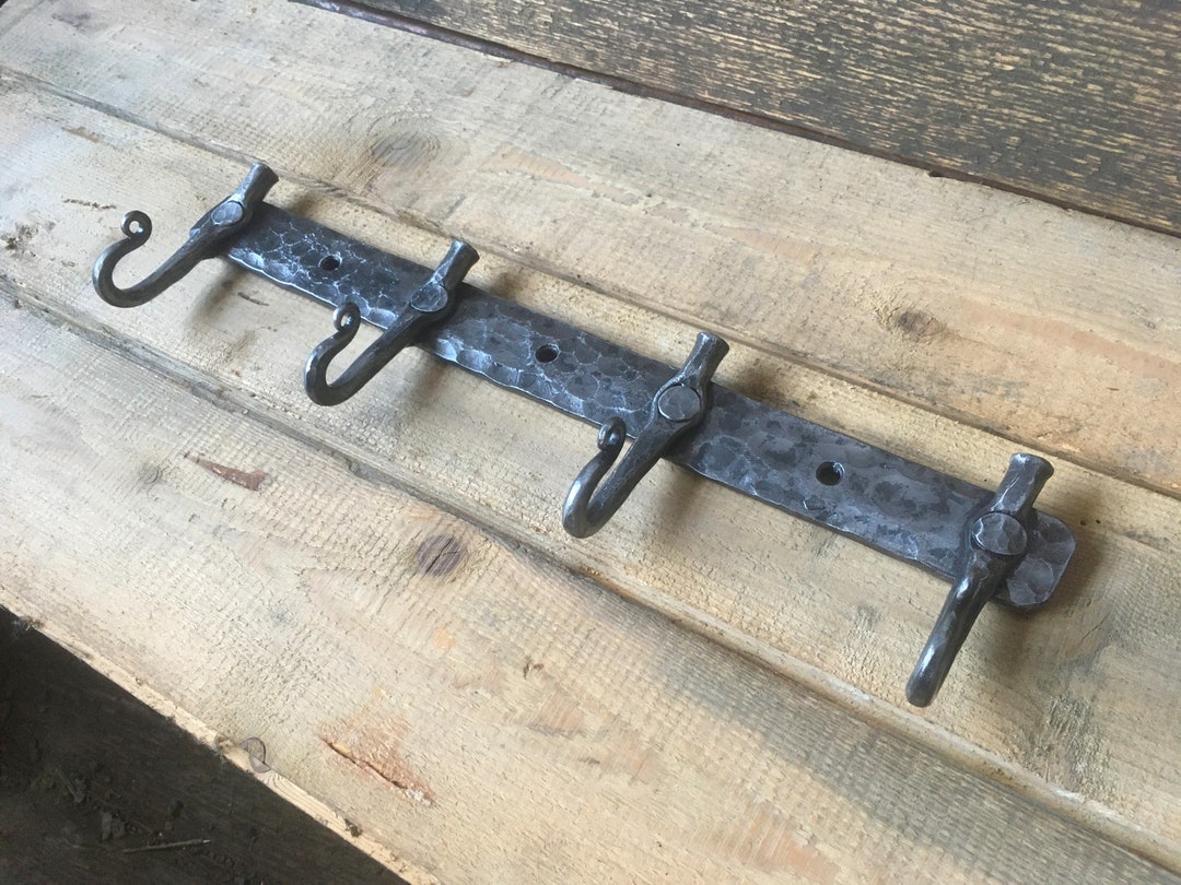 Handmade Forge Wall Hanger, Blacksmith Traditional Work, Iron, Steel ...