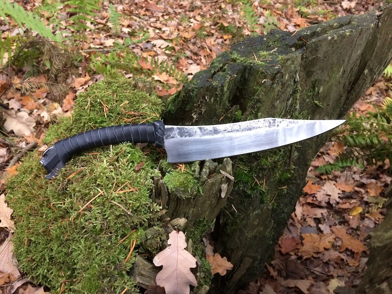 Orc Knife, Blacksmith Handmede Forge, High Carbon Steel, Fantasy - Etsy