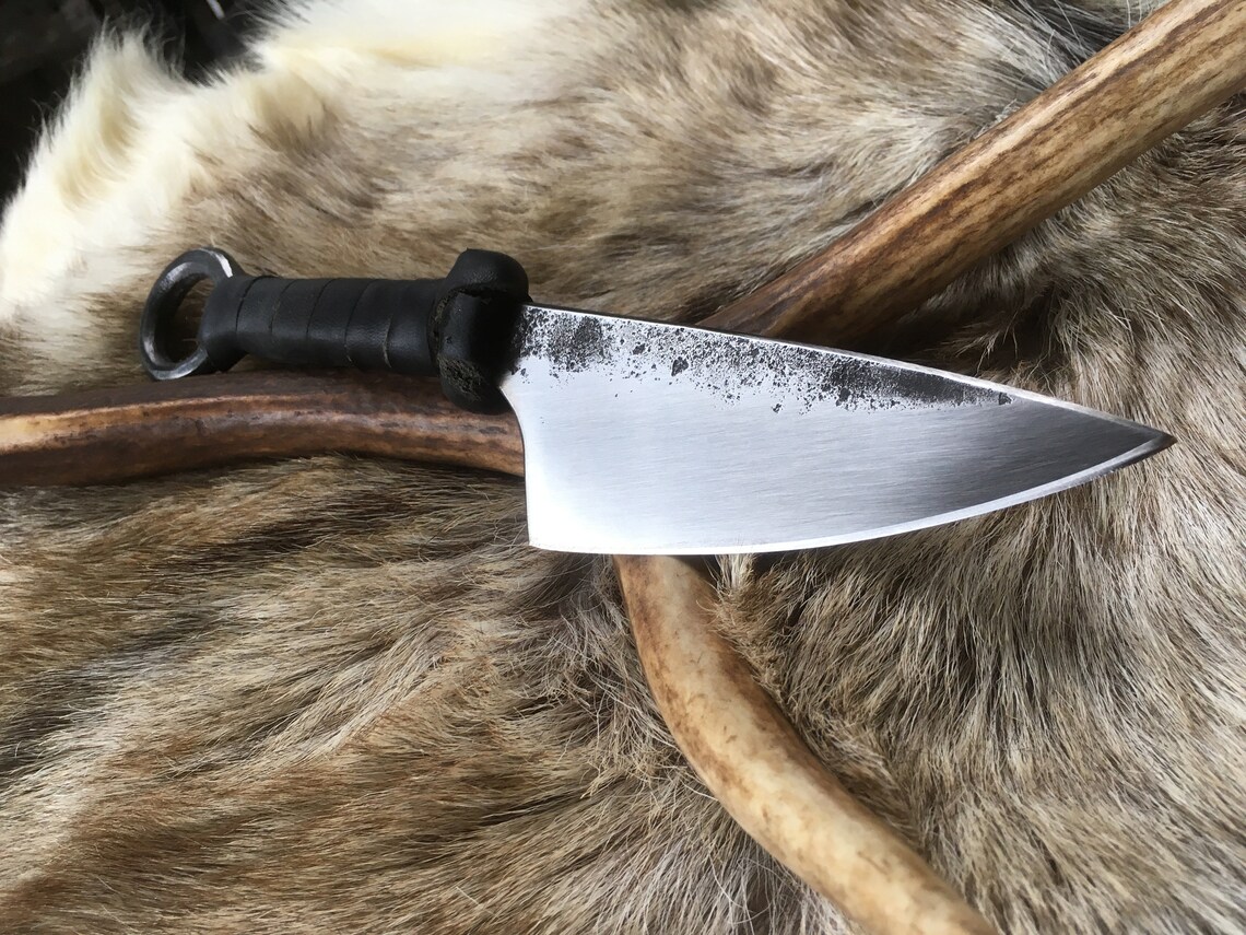 Celtic Knife Handmade Forged Blacksmith Gaul Iron Steel - Etsy