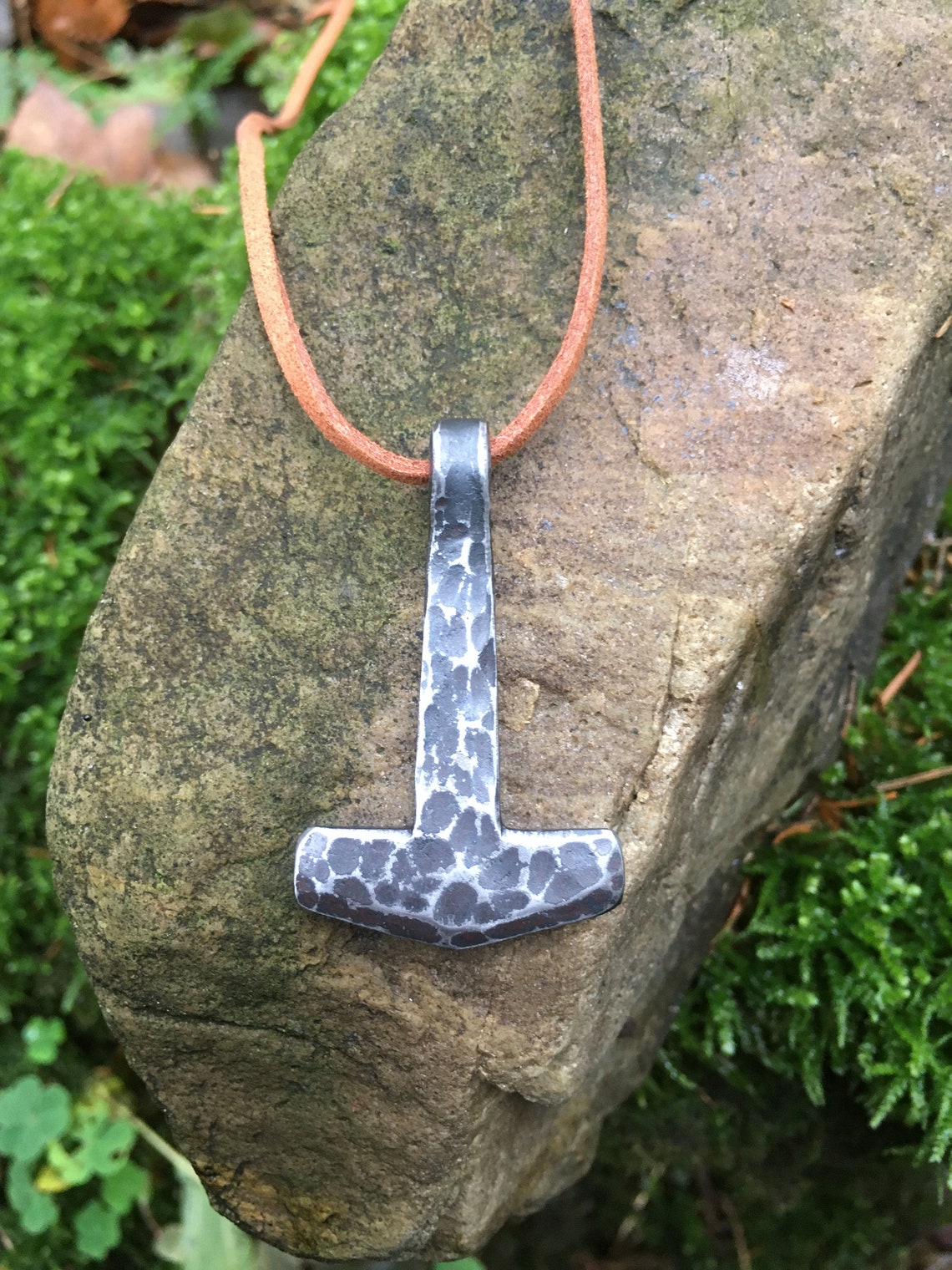 Thor Hammer Handmade Forged Pendant Mjolnir Norse Mythology - Etsy