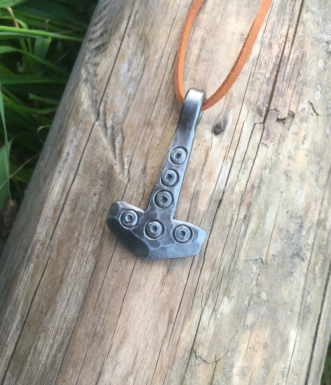 Handmade Forge Thor Hammer Pendant, Mjollnir, Viking Amulet, Pagan - Etsy
