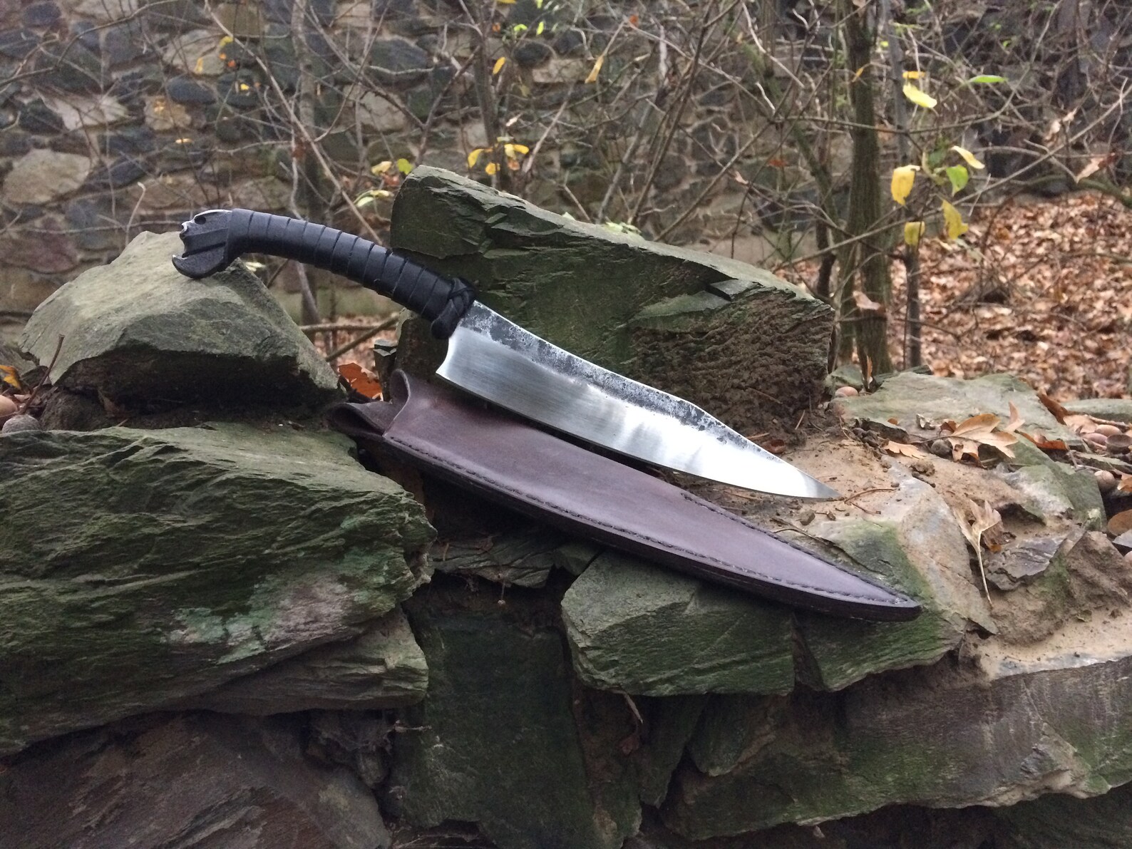 Orc Knife Blacksmith Handmade Forge High Carbon Steel | Etsy