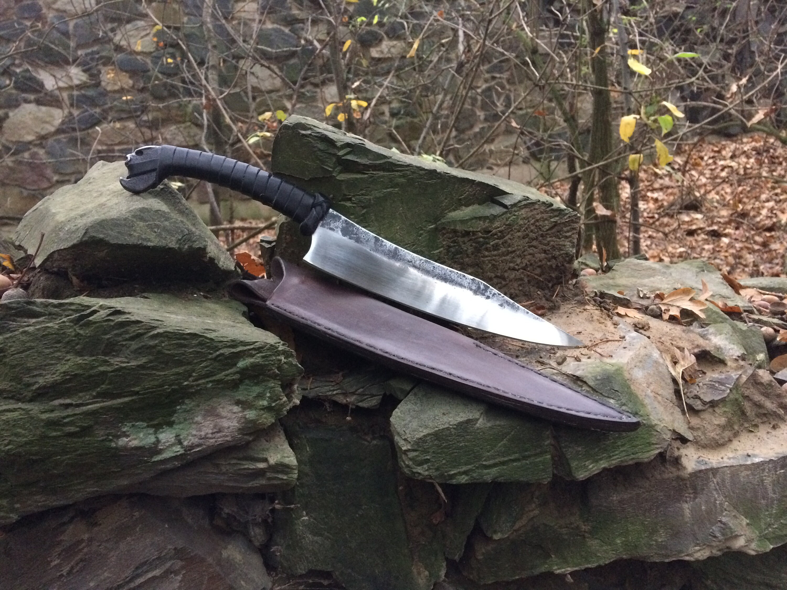 Orc Knife Blacksmith Handmade Forge High Carbon Steel | Etsy