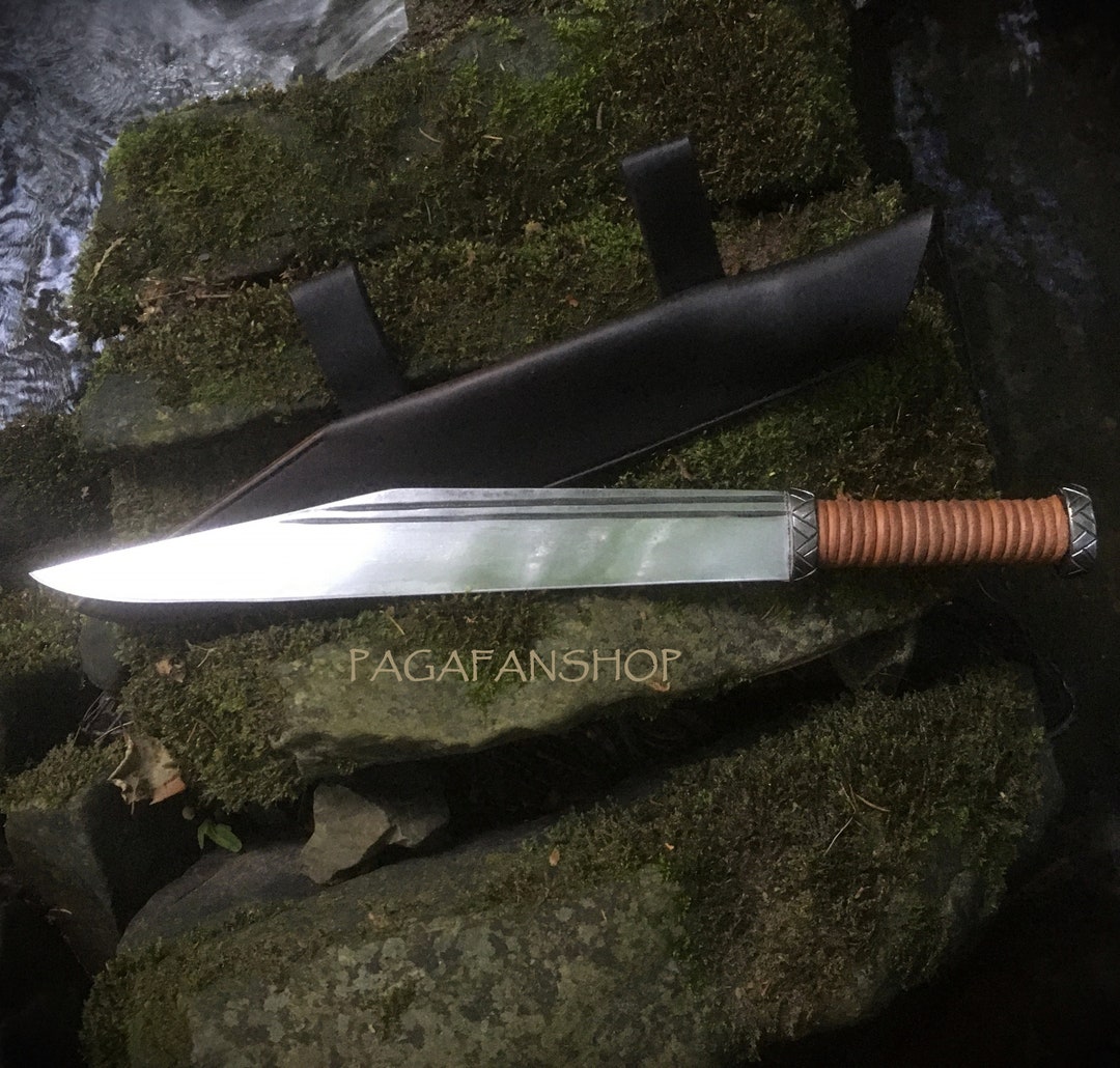 Handmade Forge Viking Sax, Blacksmith, Anglo-saxon Knife, High Carbon ...