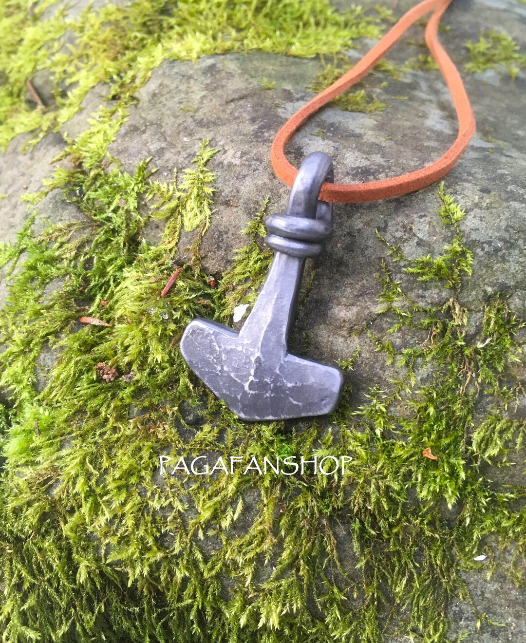 Handmade Forge Thor Hammer Pendant Blacksmith Iron Steel - Etsy