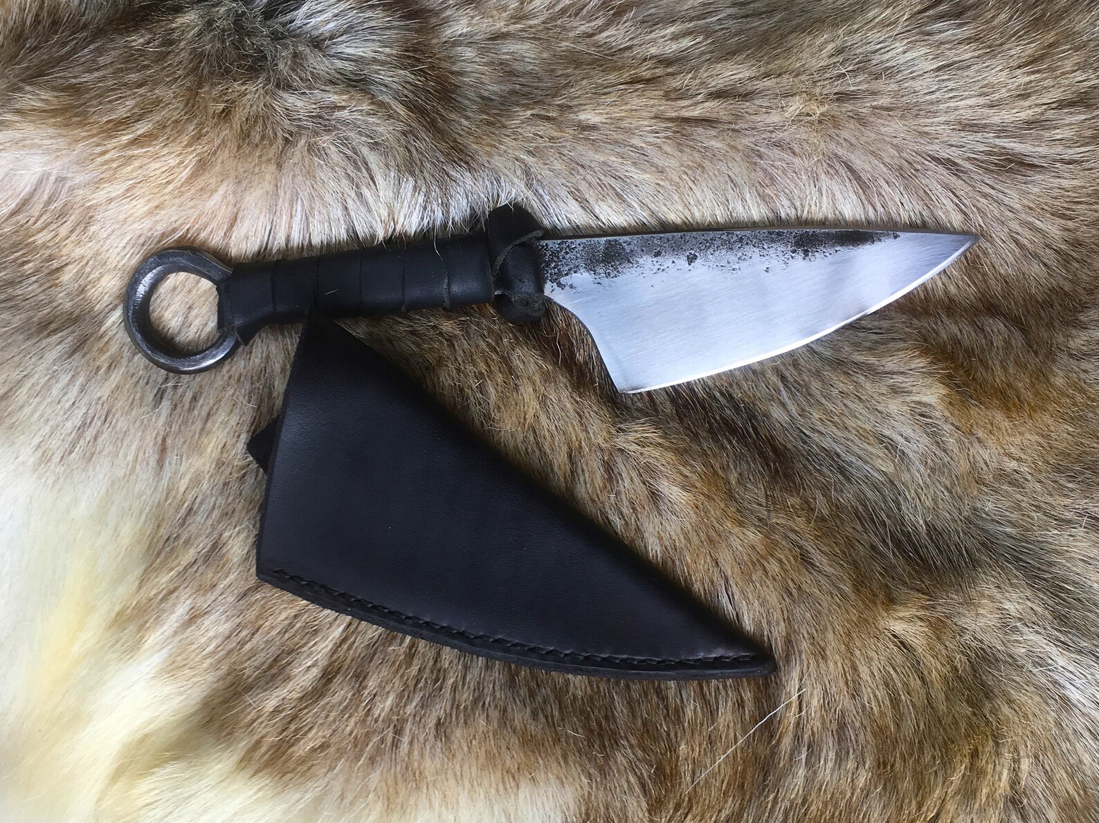 Celtic Knife Handmade Forged Blacksmith Gaul Iron Steel - Etsy