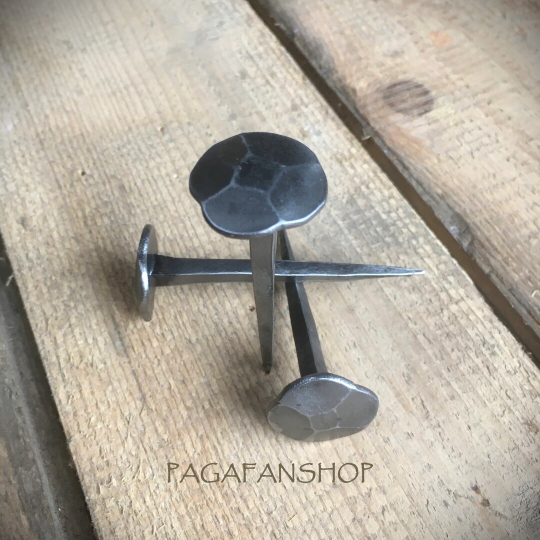 Iron Steel Nails, Handmade, Blacksmith Art, Forge, History Tradition ...